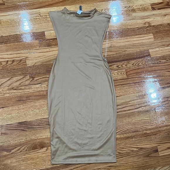 GoJane | Dresses | Tan Dress Nude Bodycon Dress | Poshmark